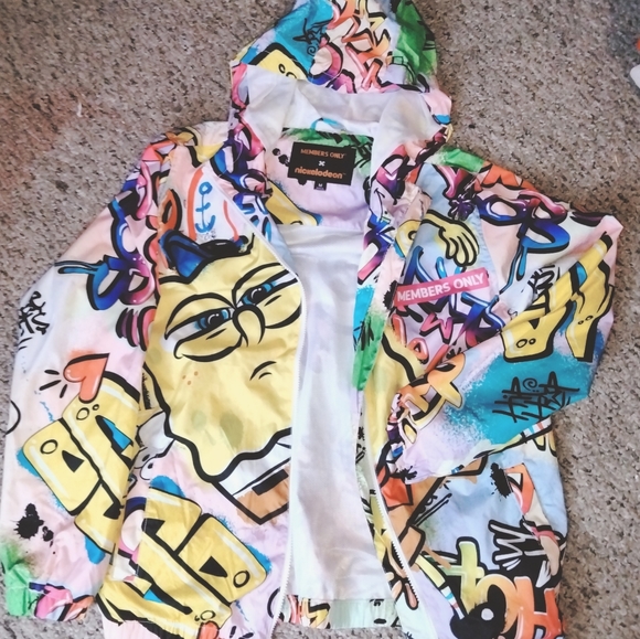 Nickelodeon | Jackets & Coats | Nickelodeon Members Only Spongebob ...